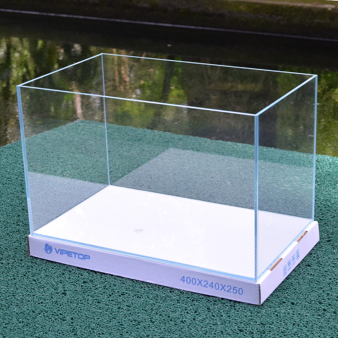 40cm Ultra Crystal-Clear Straight Angle Fish Tank - aquascape.lk