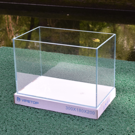 30cm Ultra Crystal-Clear Straight Angle Fish Tank - aquascape.lk