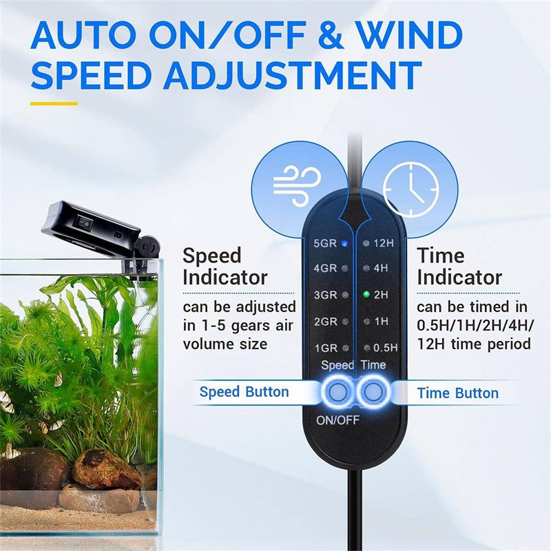 Hygger Aquarium Chiller Cooling Fan - aquascape.lk